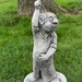 Funny Cricket Player Statue Concrete Baseball Sculpture Garden Father ...