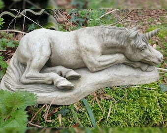 Unicorn Garden Statue - Etsy