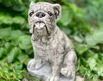 Concrete Boxer Statue - Etsy