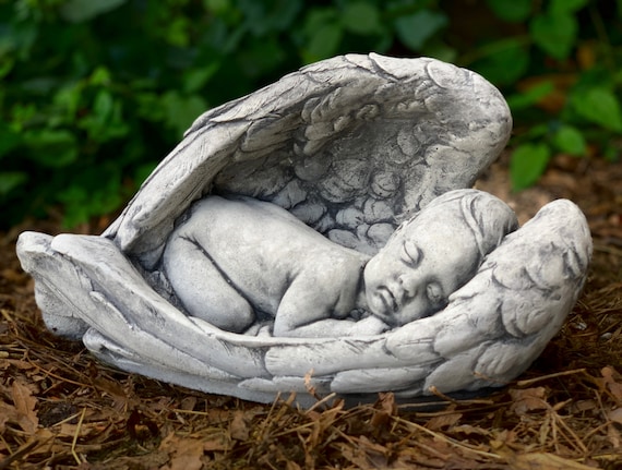 Sleeping Baby Angel Figurine