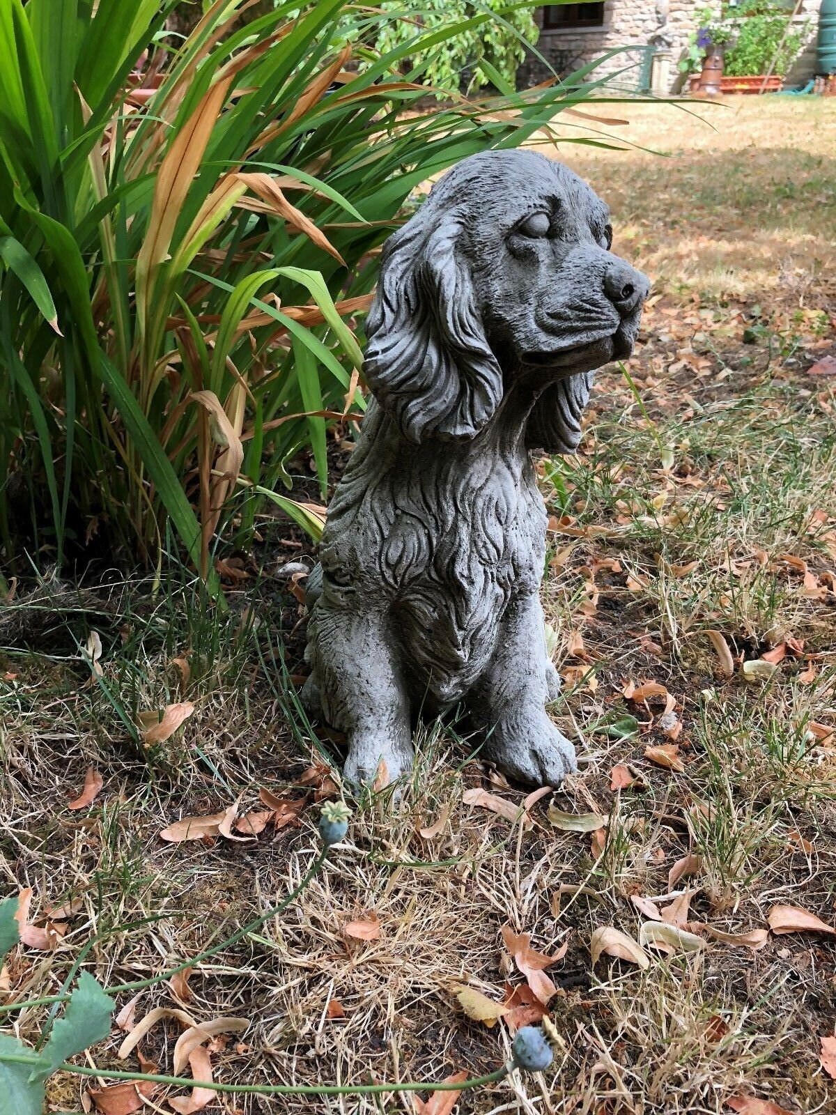 Cocker Spaniel Memorial for Garden and Home Decor Concrete Dog - Etsy