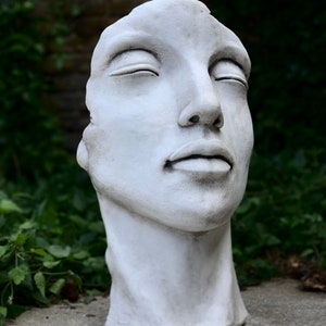 Beautiful Male Face Male Bust Statue Modern Man Sculpture Cement Man ...