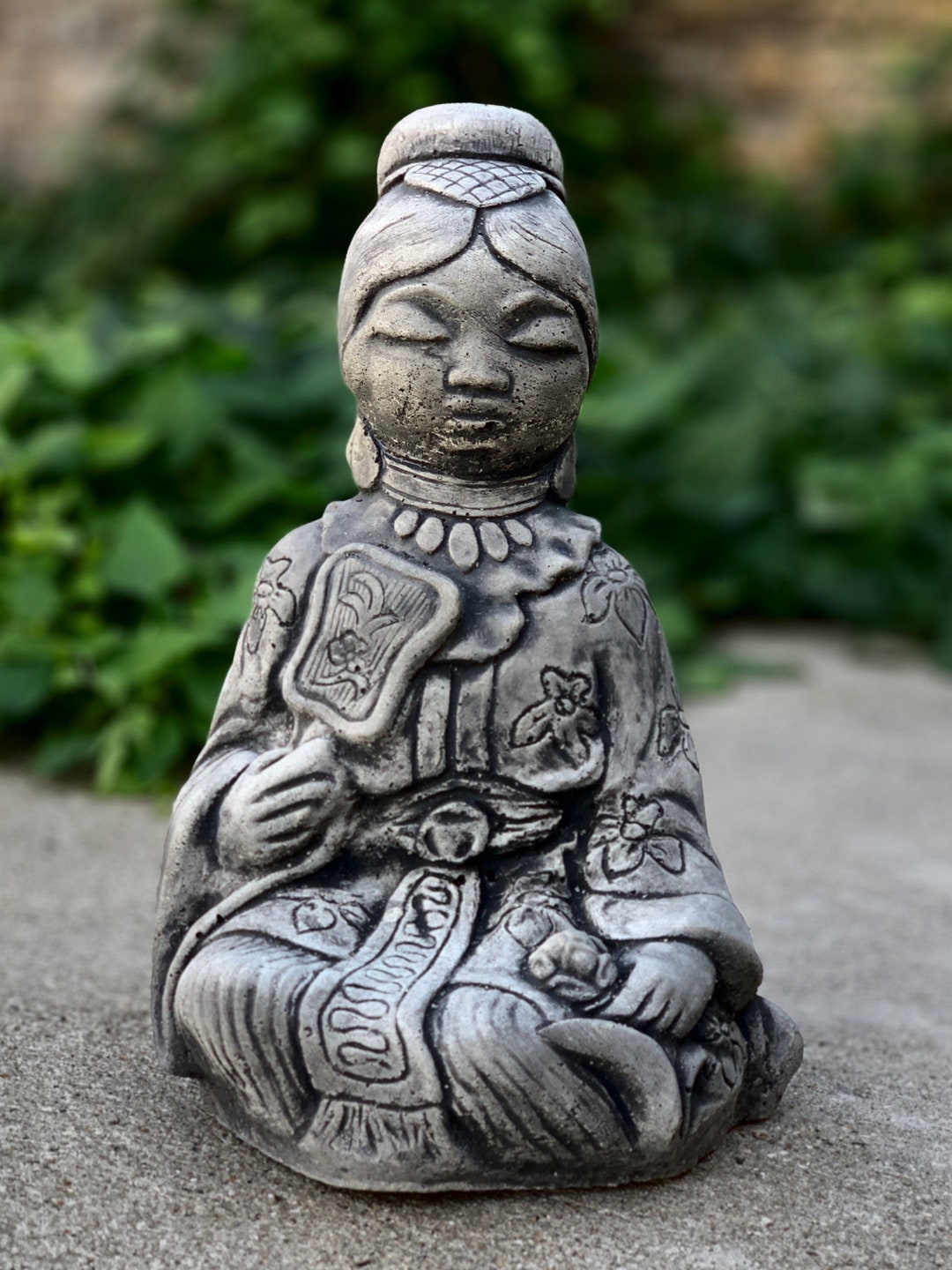 Japanese Goddess Statue Female Garden Figurine Chinese Woman - Etsy