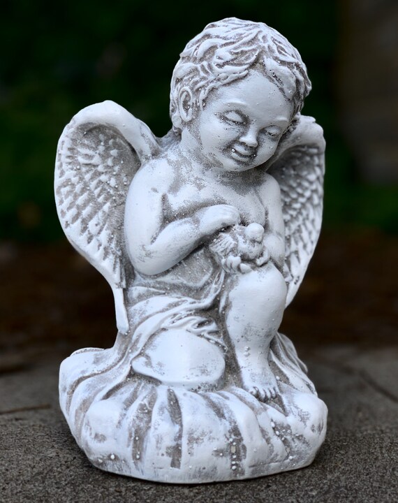 Praying Baby Angel Statue
