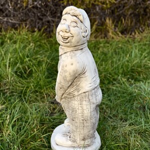 Funny Golf Player Sculpture Concrete Golfer Statue Stone - Etsy