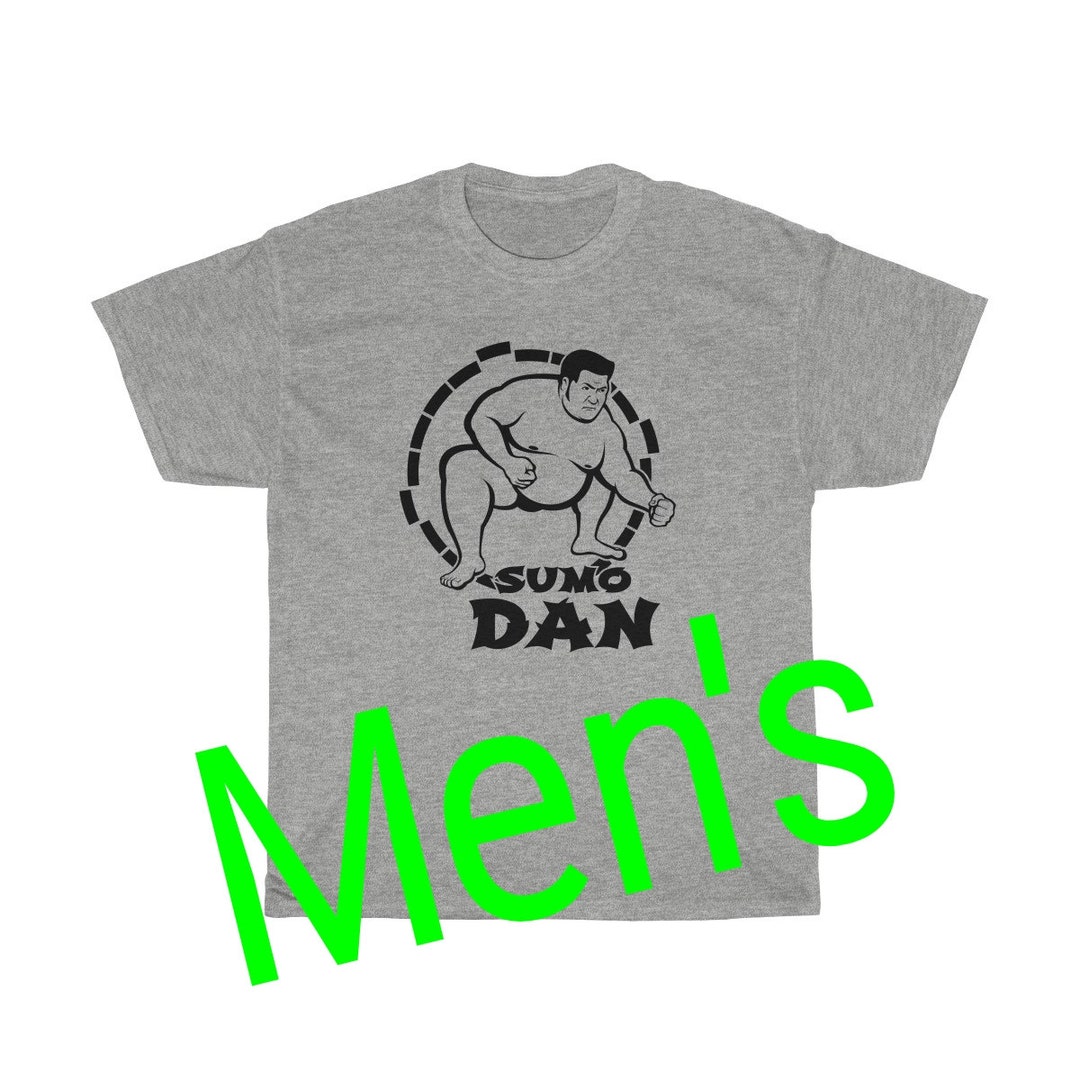 Sumo Dan Outline Logo Men's/unisex Heavy Cotton Tee - Etsy