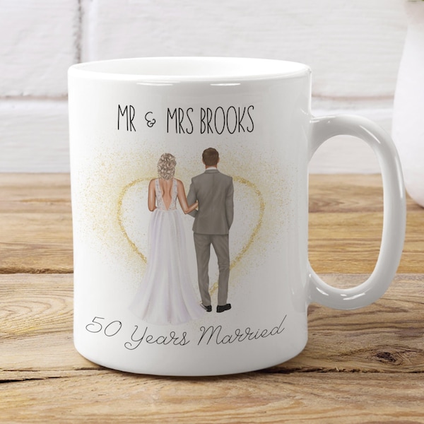 50th Anniversary Mug - Etsy