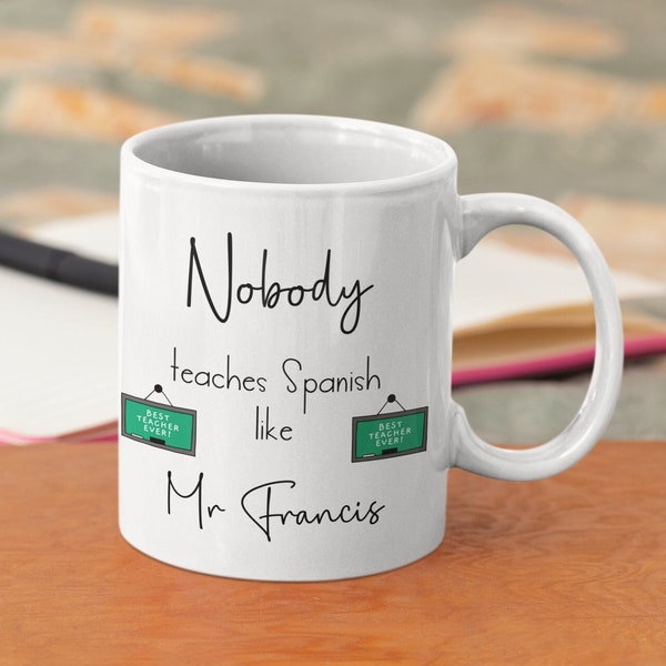 Spanish Teacher Mug - Etsy