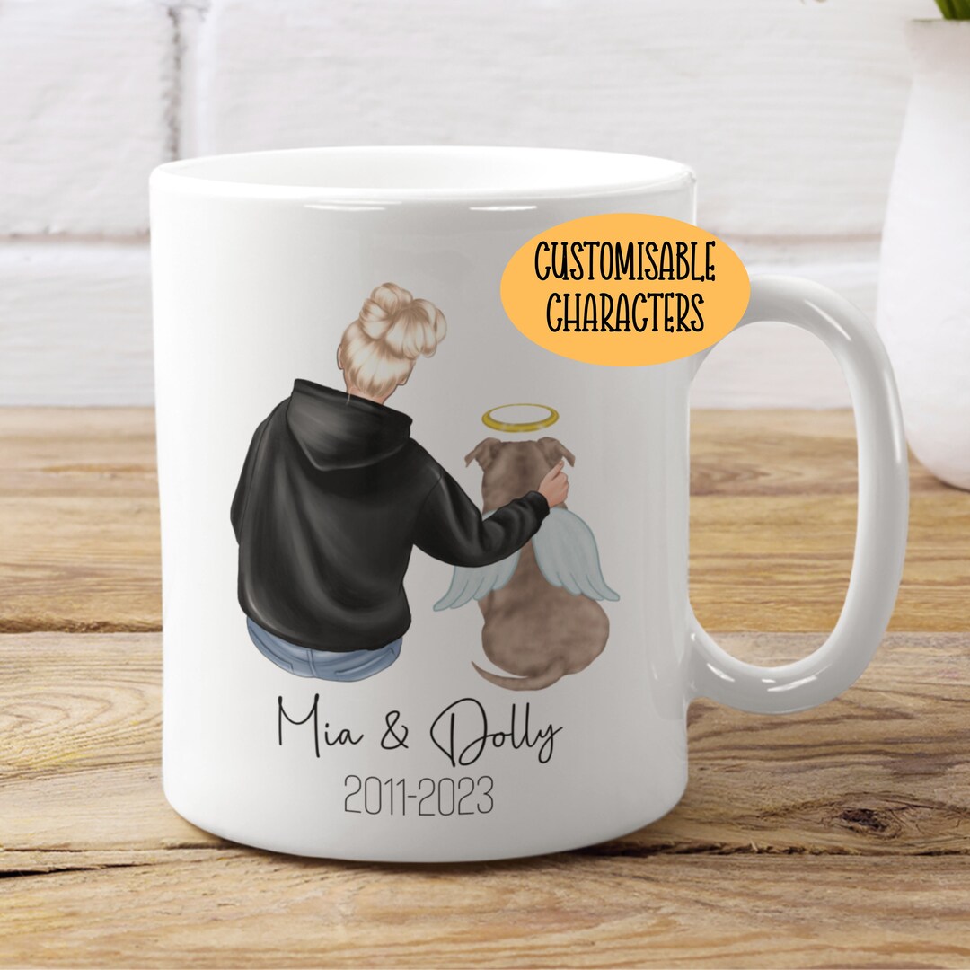 Personalised American Bully Memorial Mug - American Bully Loss Gifts ...