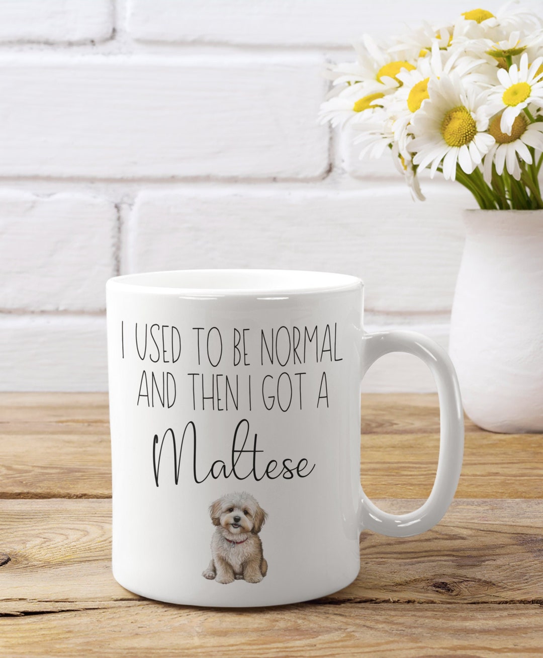 Maltese Mug Maltese Gifts Maltese Dog Gifts for Owners Funny Dog Mug ...