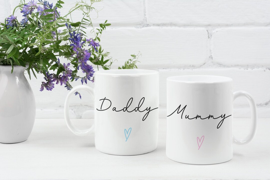 Mummy and Daddy Mugs - Mummy Daddy Mug Set - Mummy Mug - Mummy to Be ...