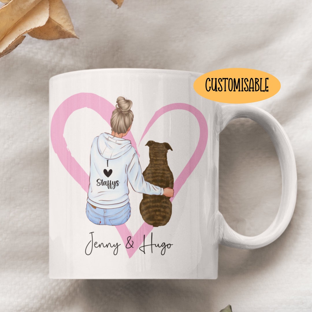 Personalised Staffordshire Bull Terrier Mug - Staffy Mug - Staffy Mum ...