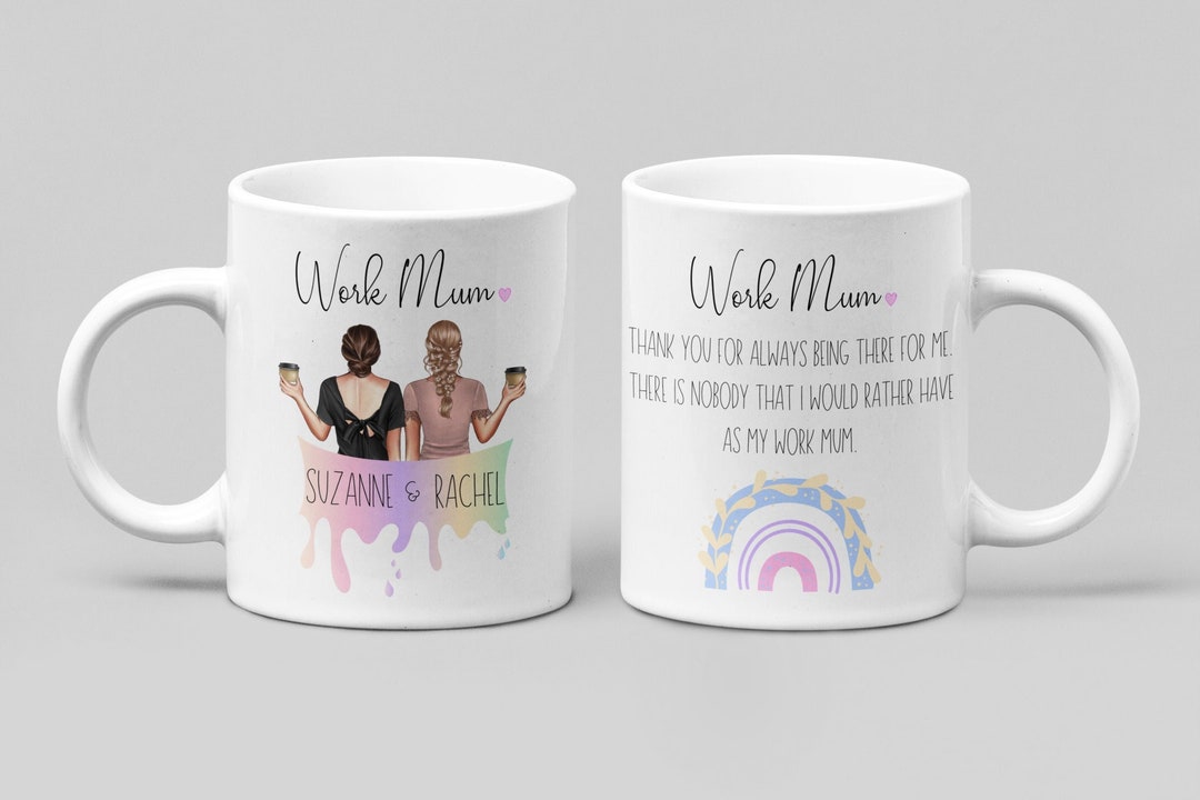 Personalised Work Mum Mug - Colleague Leaving Gift - Etsy