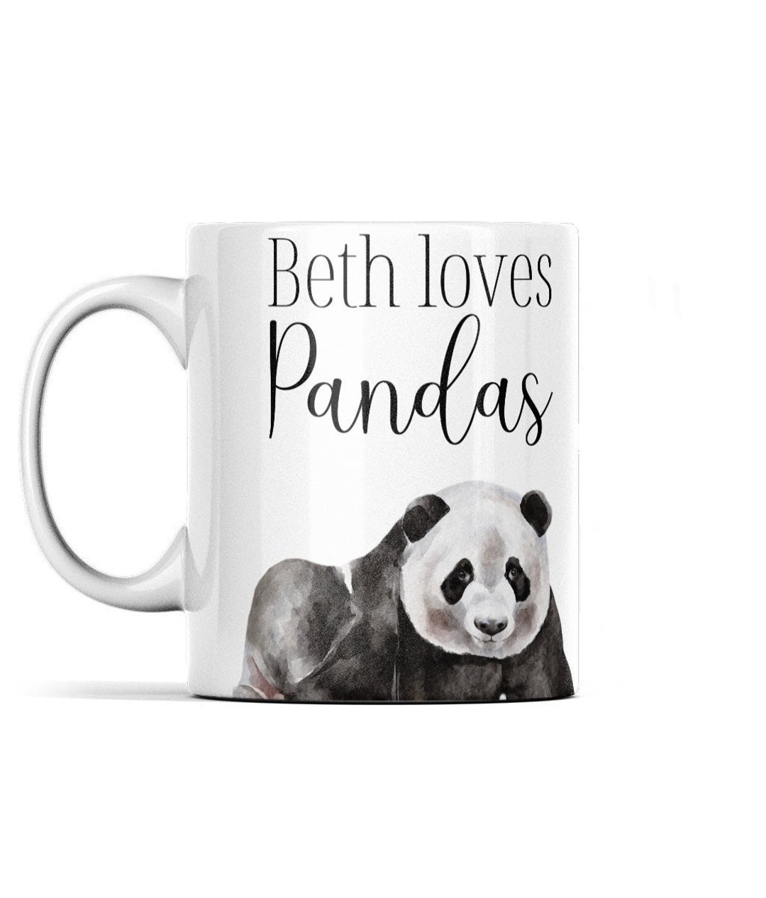Personalised Panda Mug - Panda Gifts for Women - Panda Gifts for Girls ...
