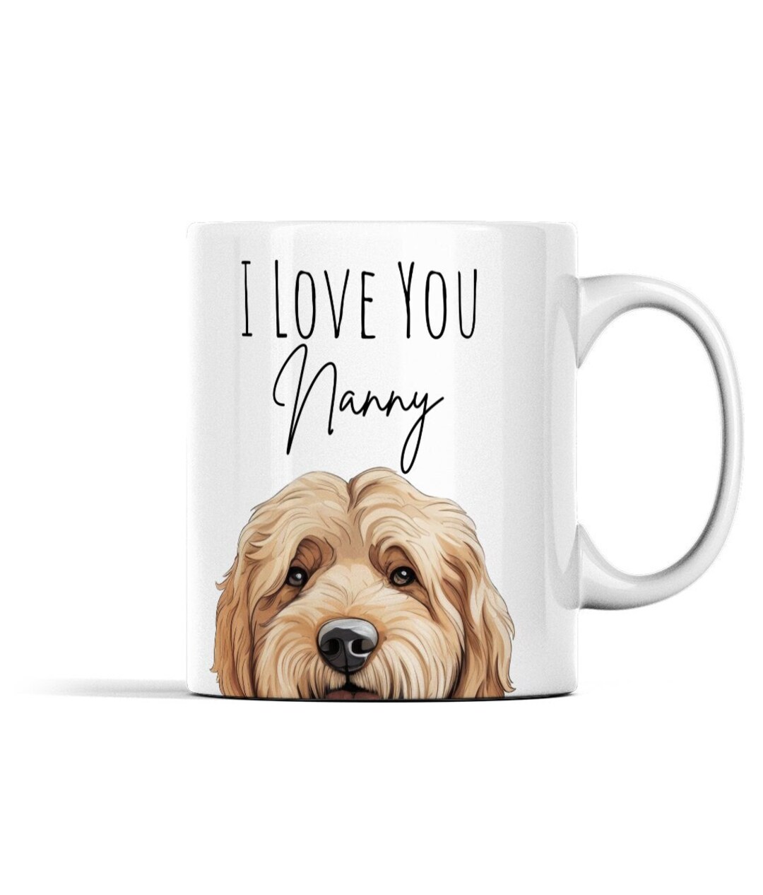 Goldendoodle Grandma Mug - Goldendoodle Nanny Gifts - Dog Nan Mug - Dog ...