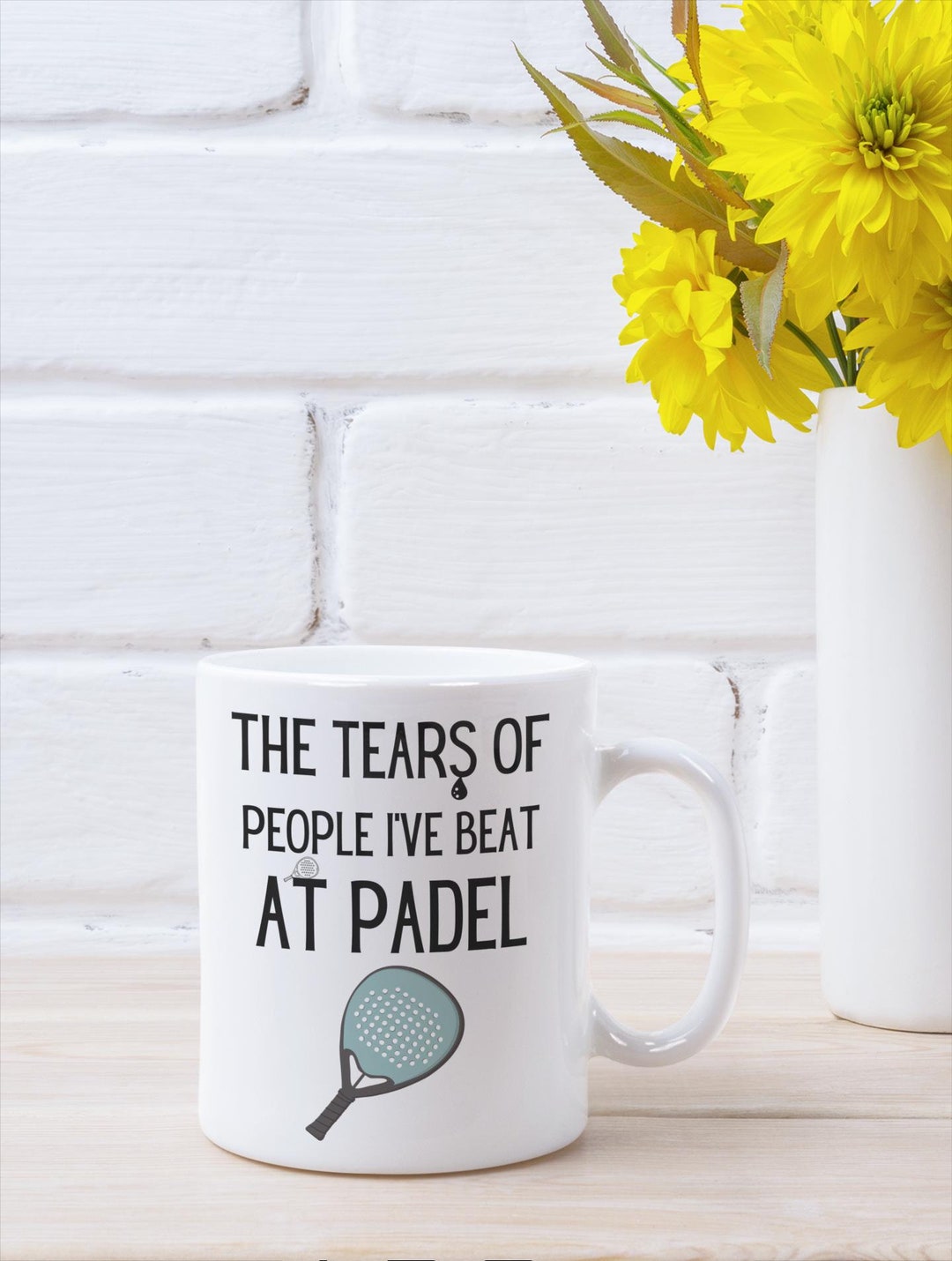 Padel Mug, Gift for Padel Players, Funny Racket Sport Presents, the ...