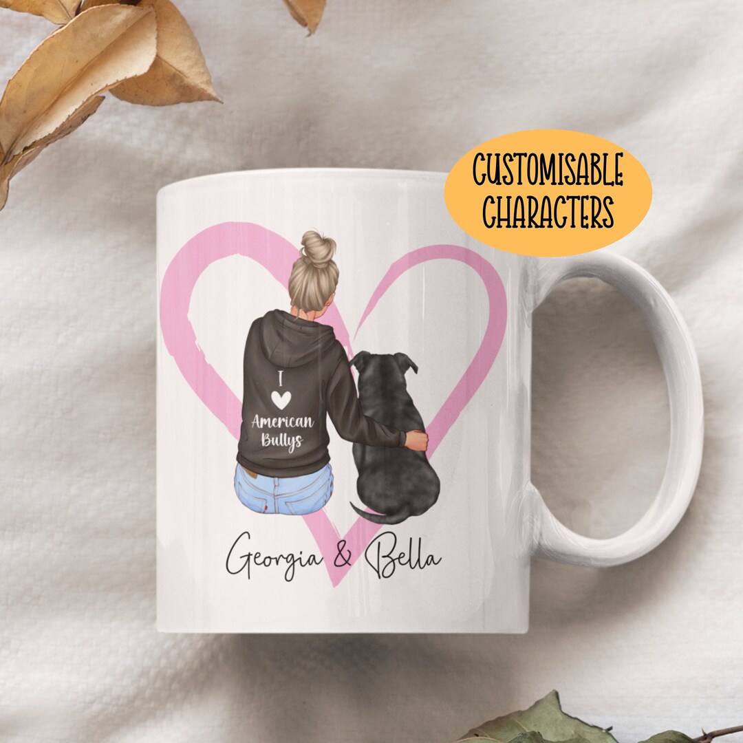 Personalised American Bully Mug - American Bully Mum - American Bulldog ...