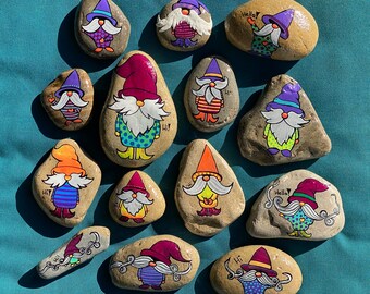 Gnome Rocks - Etsy