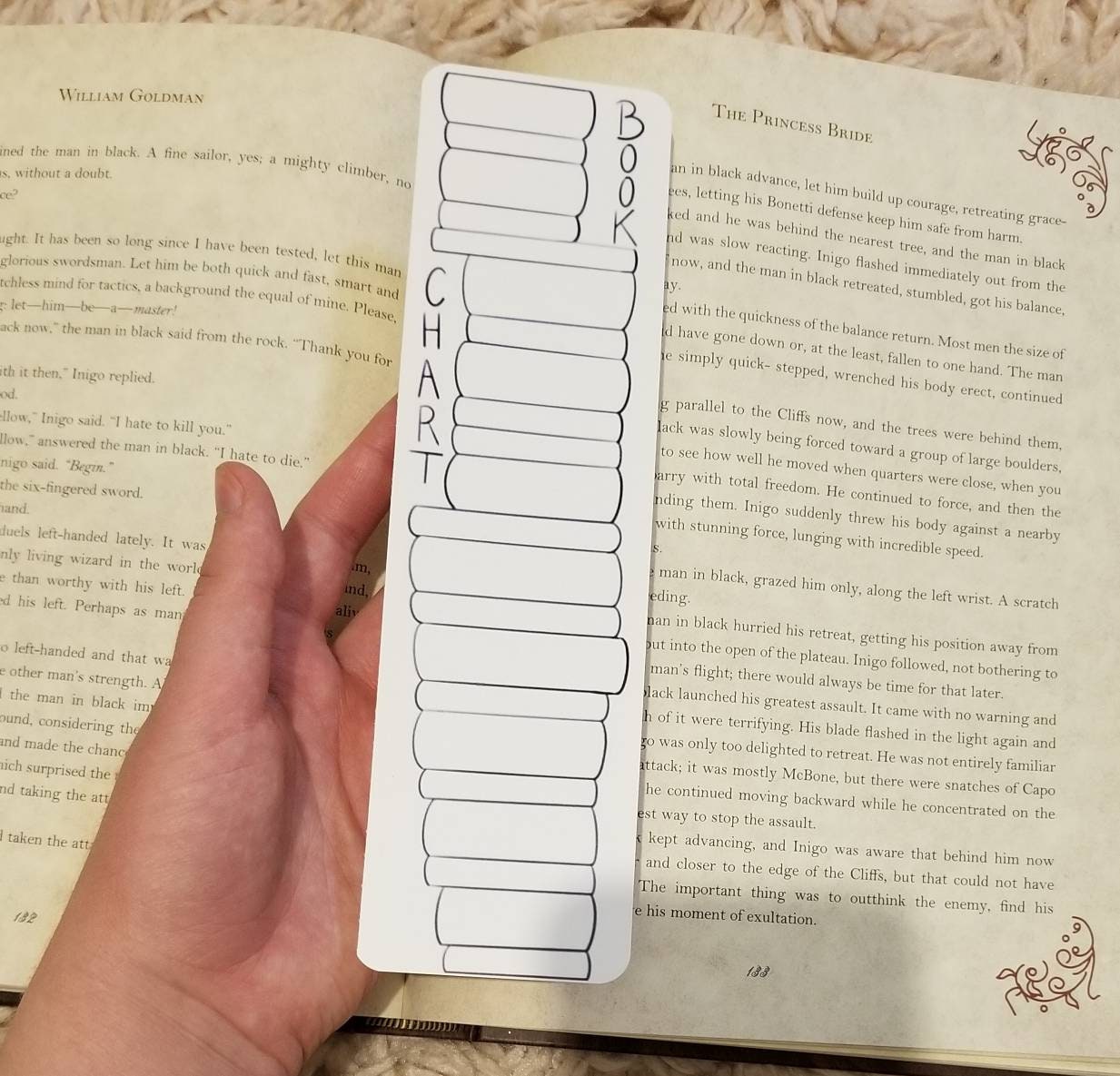 Reading Goals Book Chart, Book Tracker, Bookmark, Bookish Gifts ...