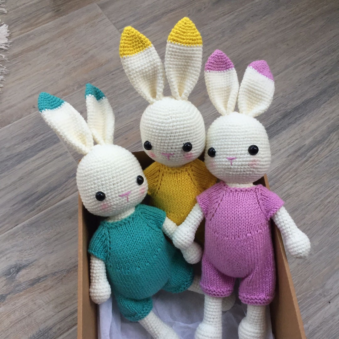 Amigurumi Rabbit Crochet Rabbit Handmade Rabbit Crochet Doll for Sale ...
