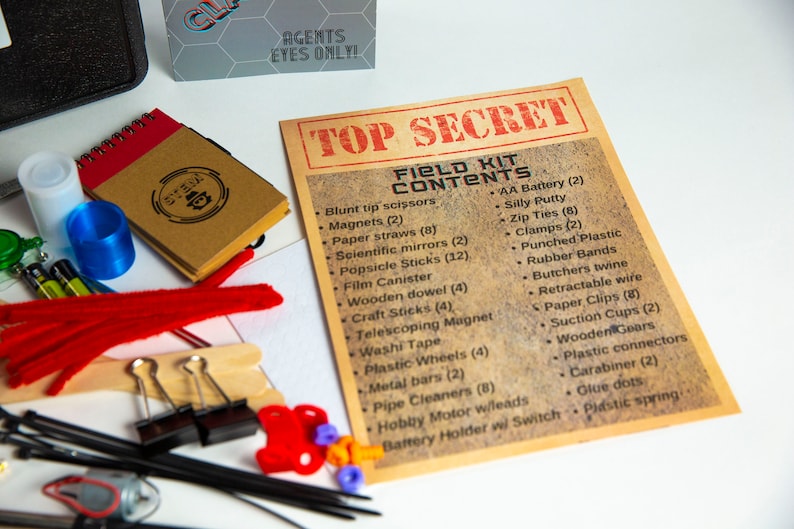STEM Spy Field Kit Welcome Letter and Secret Agent Pen - Etsy