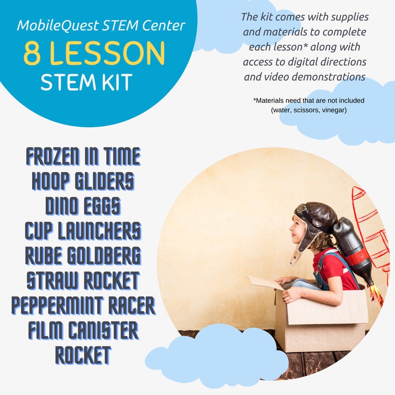 8 Lesson STEM KIT - Etsy