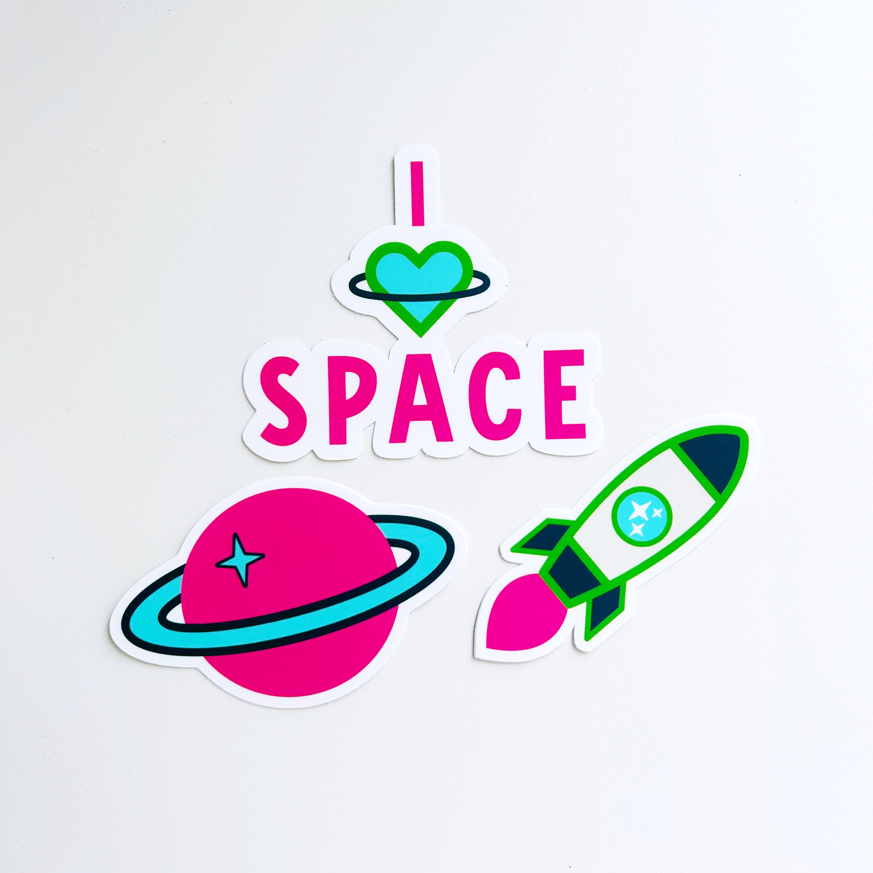 Space Stickers | Die Cut, Vinyl Sticker (space Gift, Space Sticker ...