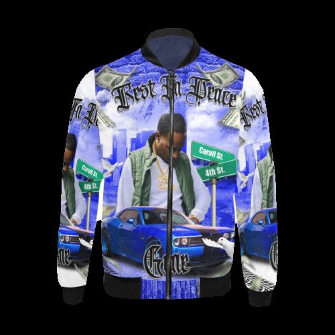 Custom Rip Memorial, Bomber Jacket,in Loving Memory Your Wings,were ...
