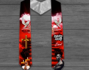 Graduation Memorial Stole - Etsy