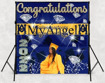 PROM GRADUATION BACKDROP Prom Magazine Style Backdrop Banner - Etsy