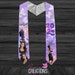 Custom Butterflies Graduation Stole and Matching T-shirt 3D Graduation ...
