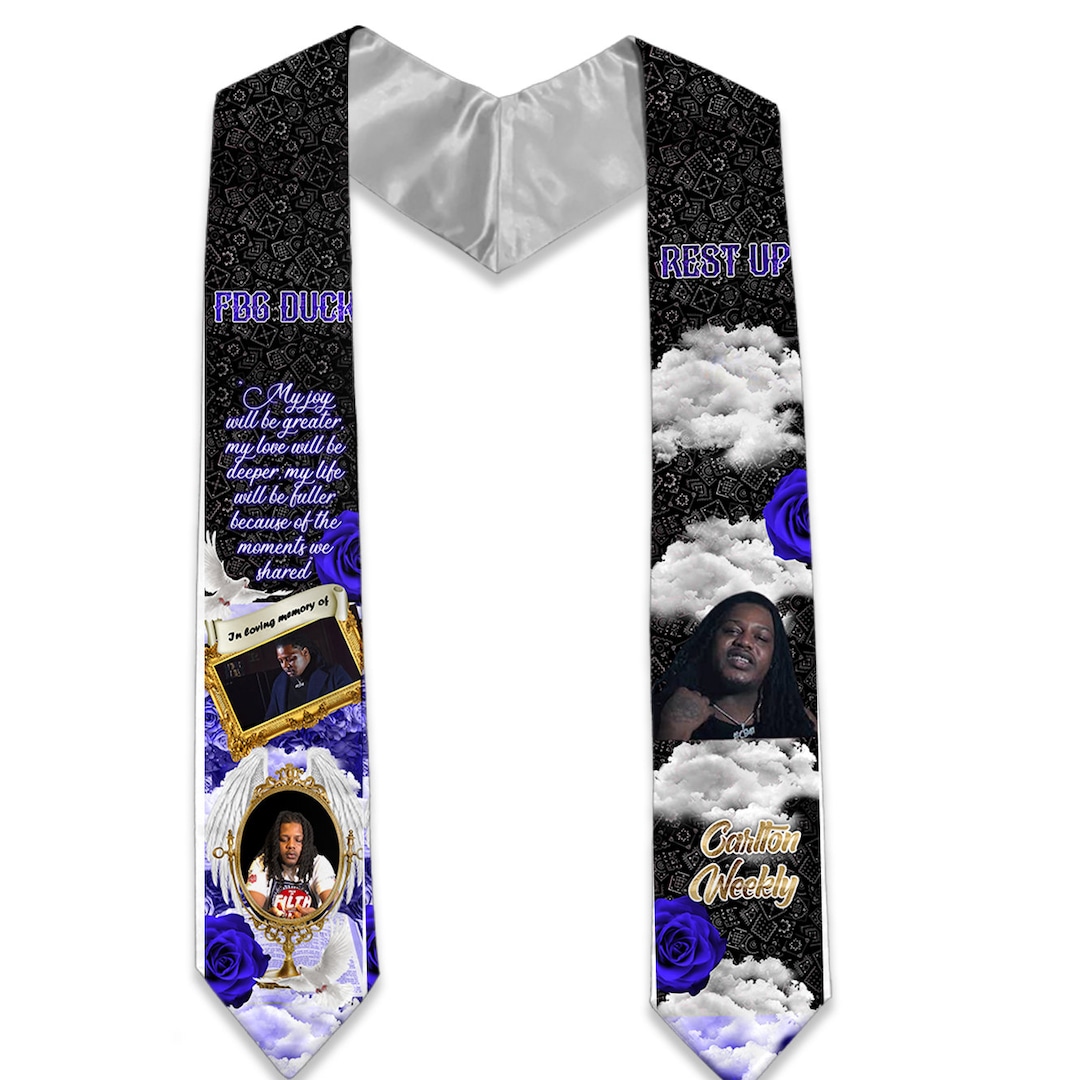 Memorial, Pallbearers, Graduation Slash/stole, Funeral Keepsake ...
