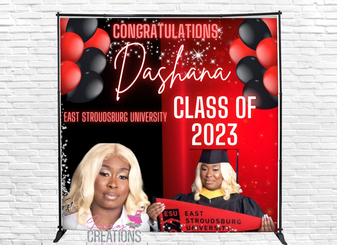 Graduation Backdrop, Graduate Backdrop, Class of 2022 Backdrop, 2022 ...