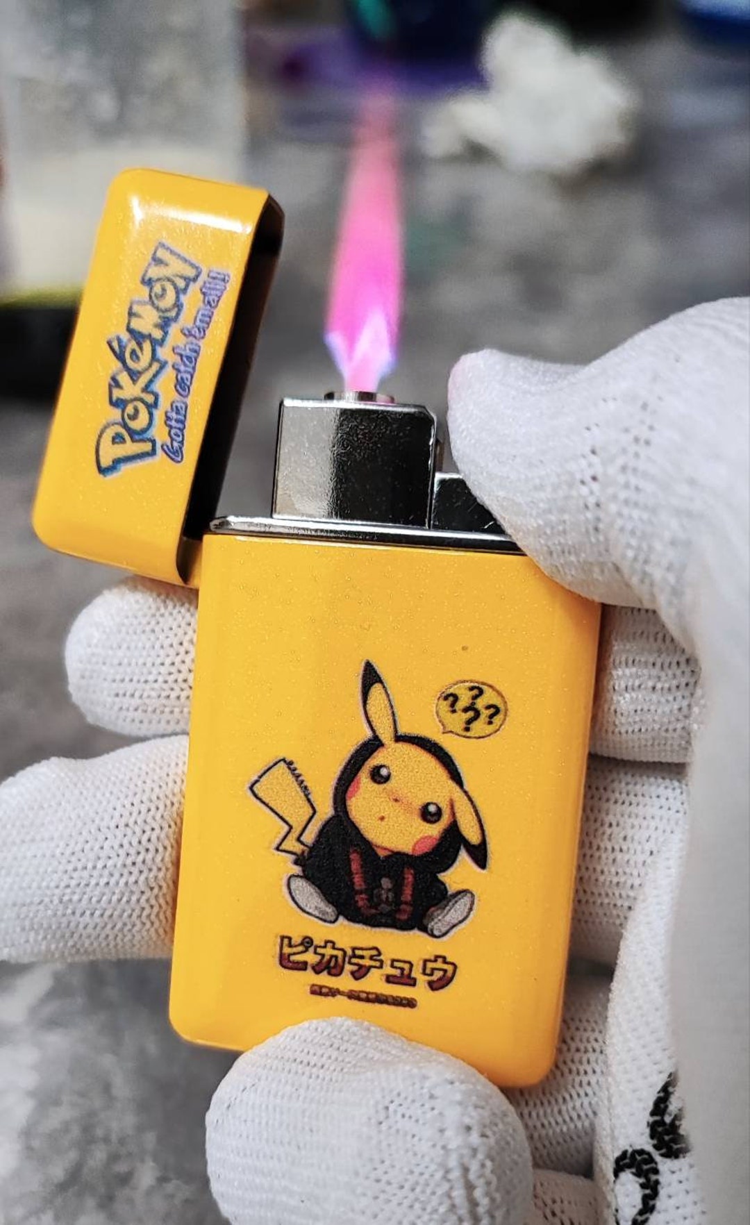 Pokémon Pink Flame Refillable Reusable Cigarette Lighter - Etsy