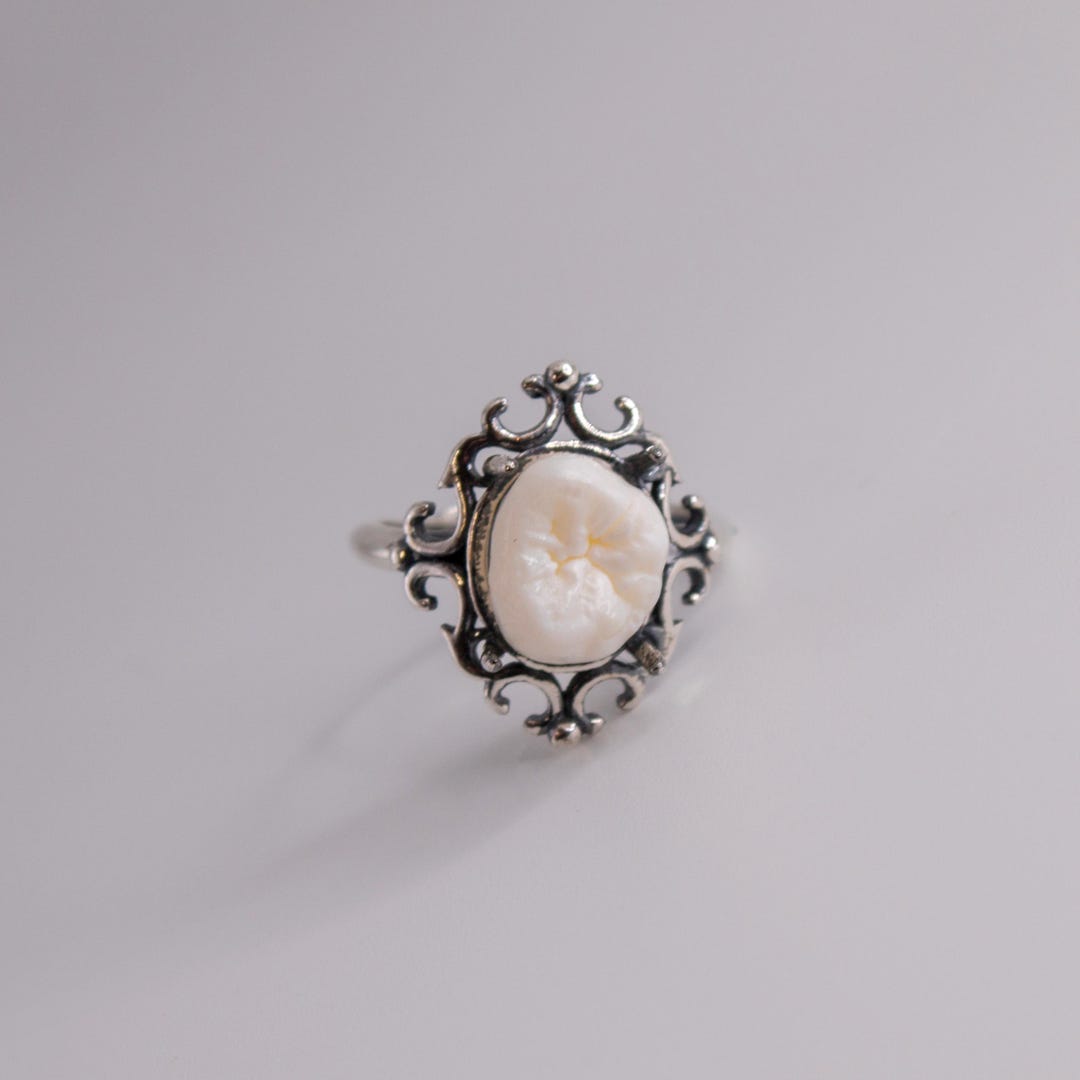 Custom Human Tooth Ring - Etsy