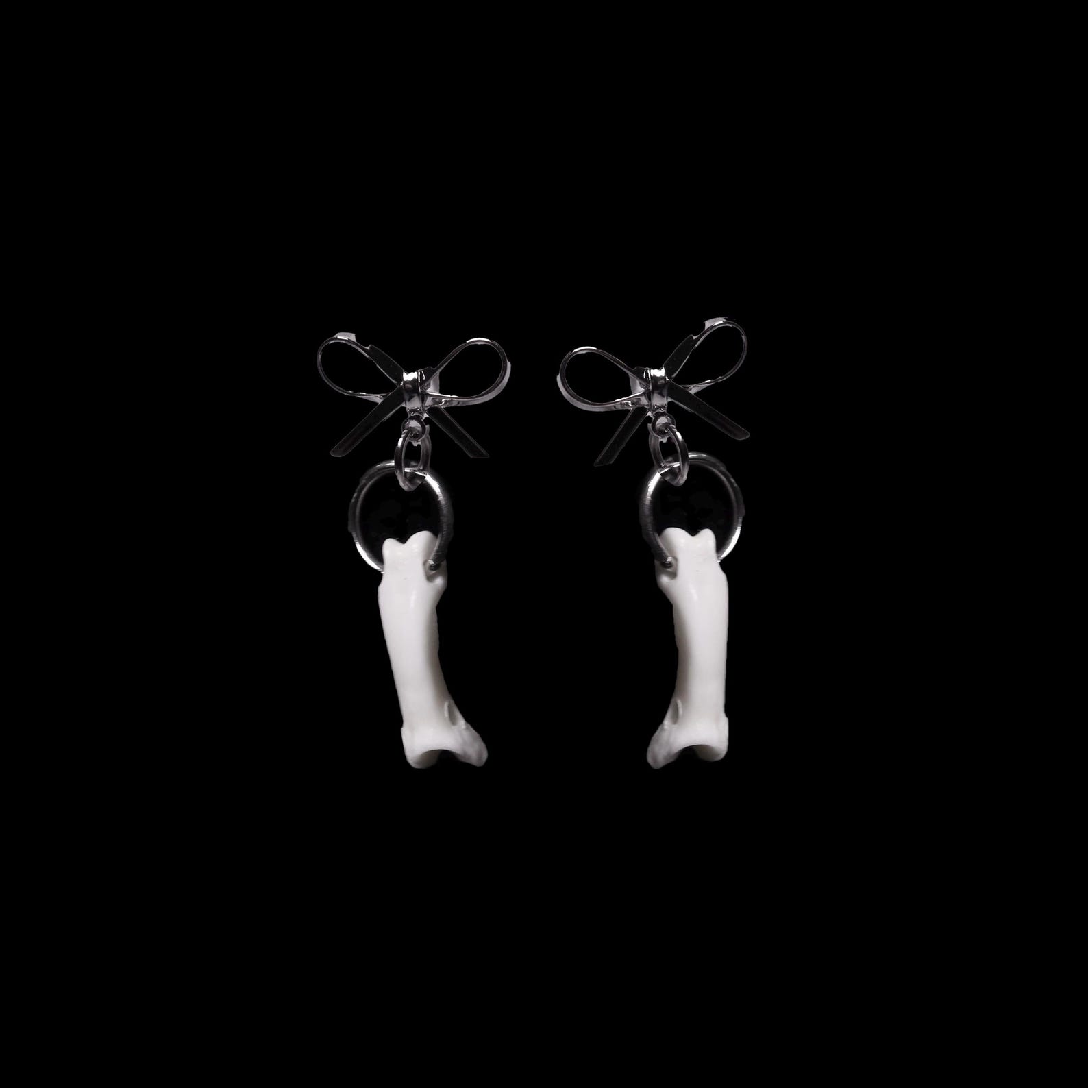 Cutesie Tootsies Toe Bone Earrings - Etsy