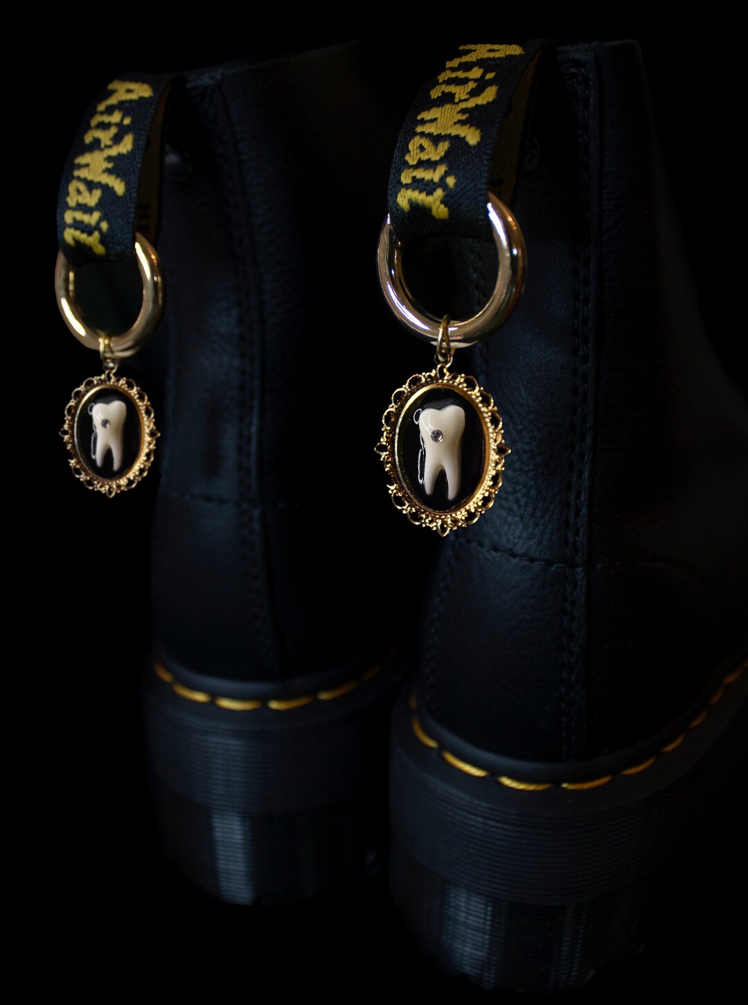 Filled Cavity Tooth Shoe Charms for Dr. Martens or Combat Boots - Etsy