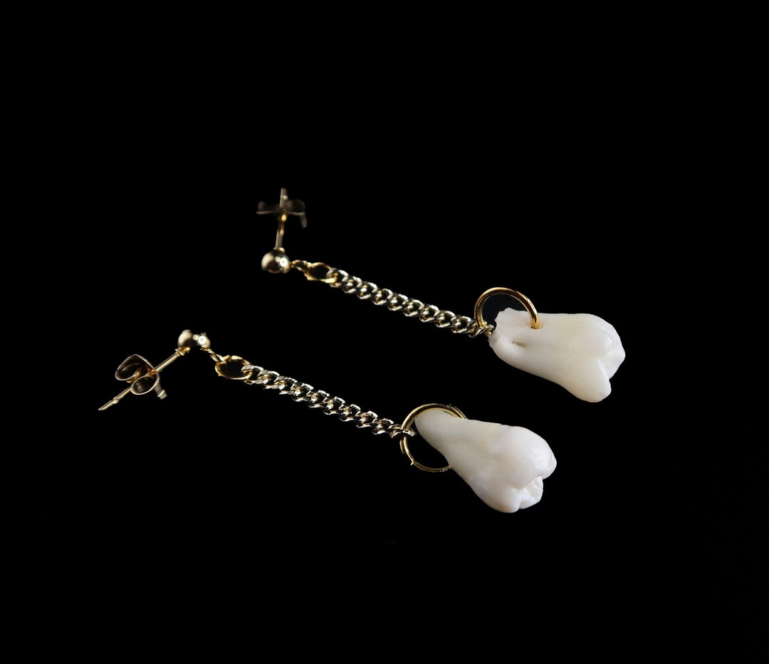 CUSTOM Human Tooth Earring - Etsy