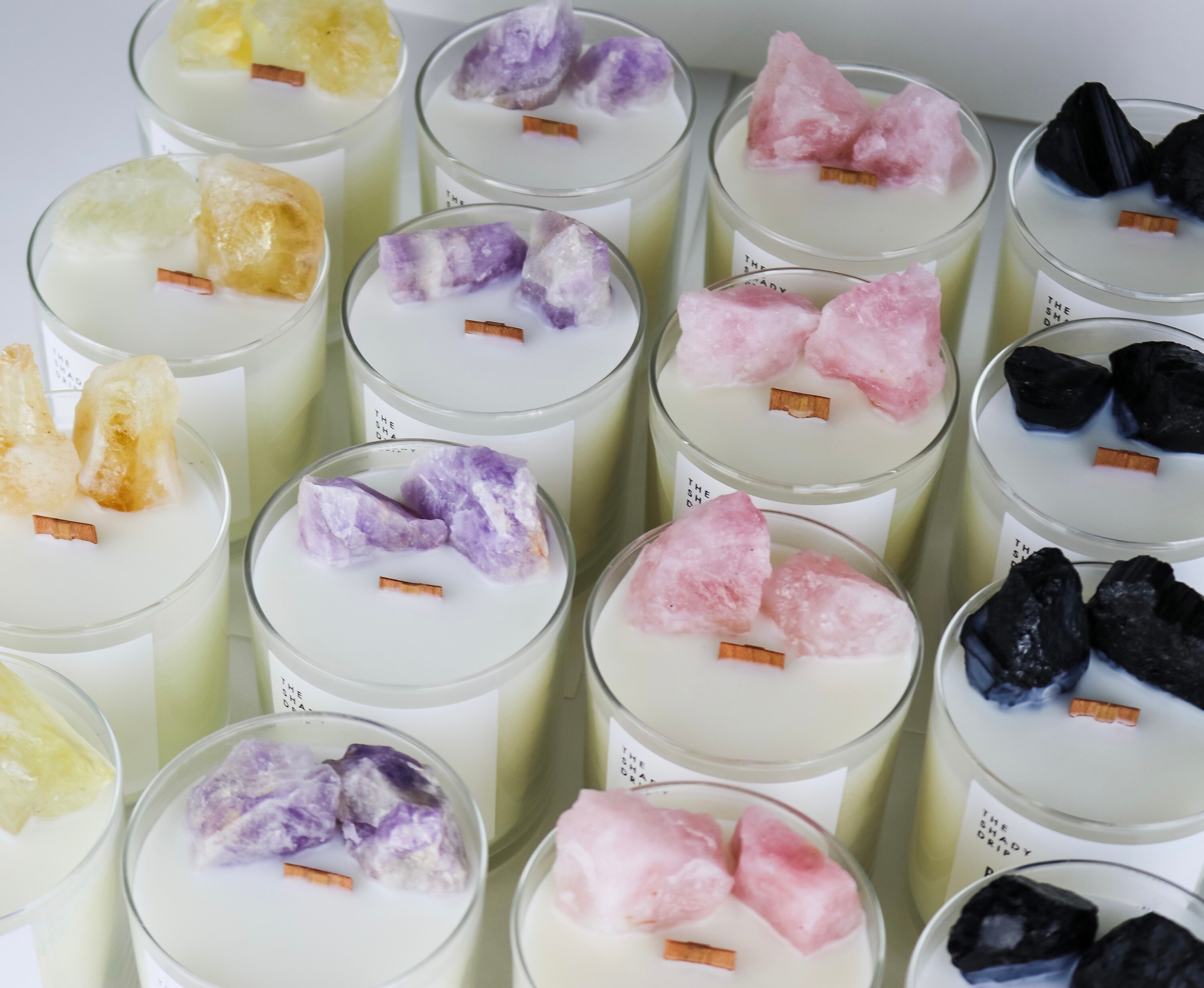 Crystal Candle Flight Crystal Candle Set Candle Set - Etsy