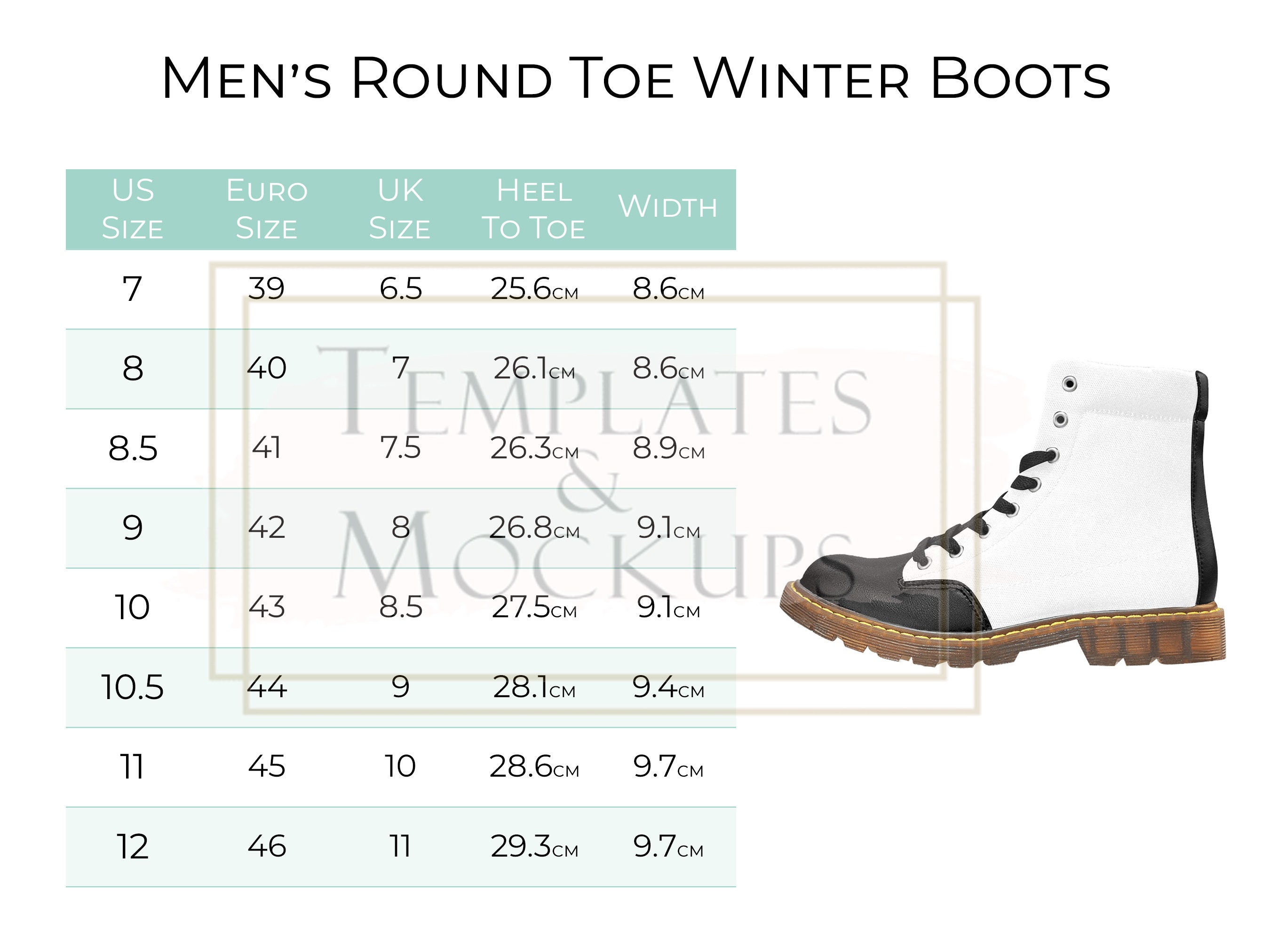 Instant Download Apache Round Toe Men's Winter Boots Model 1402 Size ...