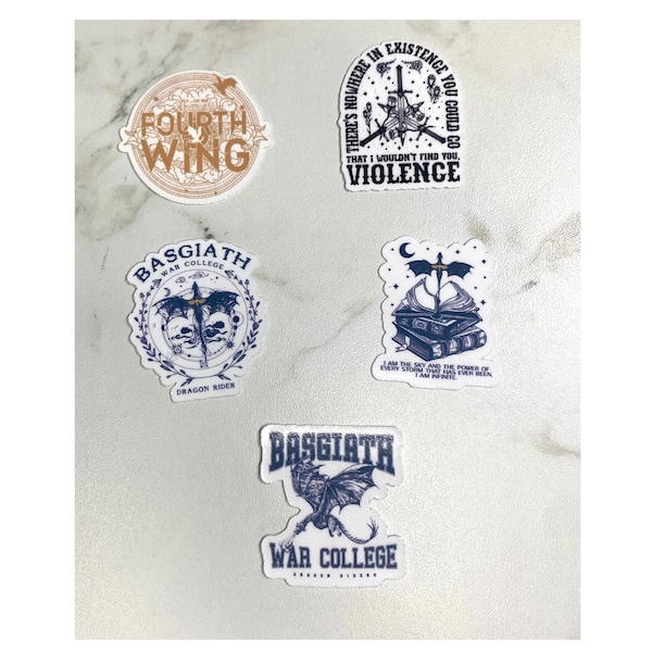Fourth Wing Stickers - Etsy