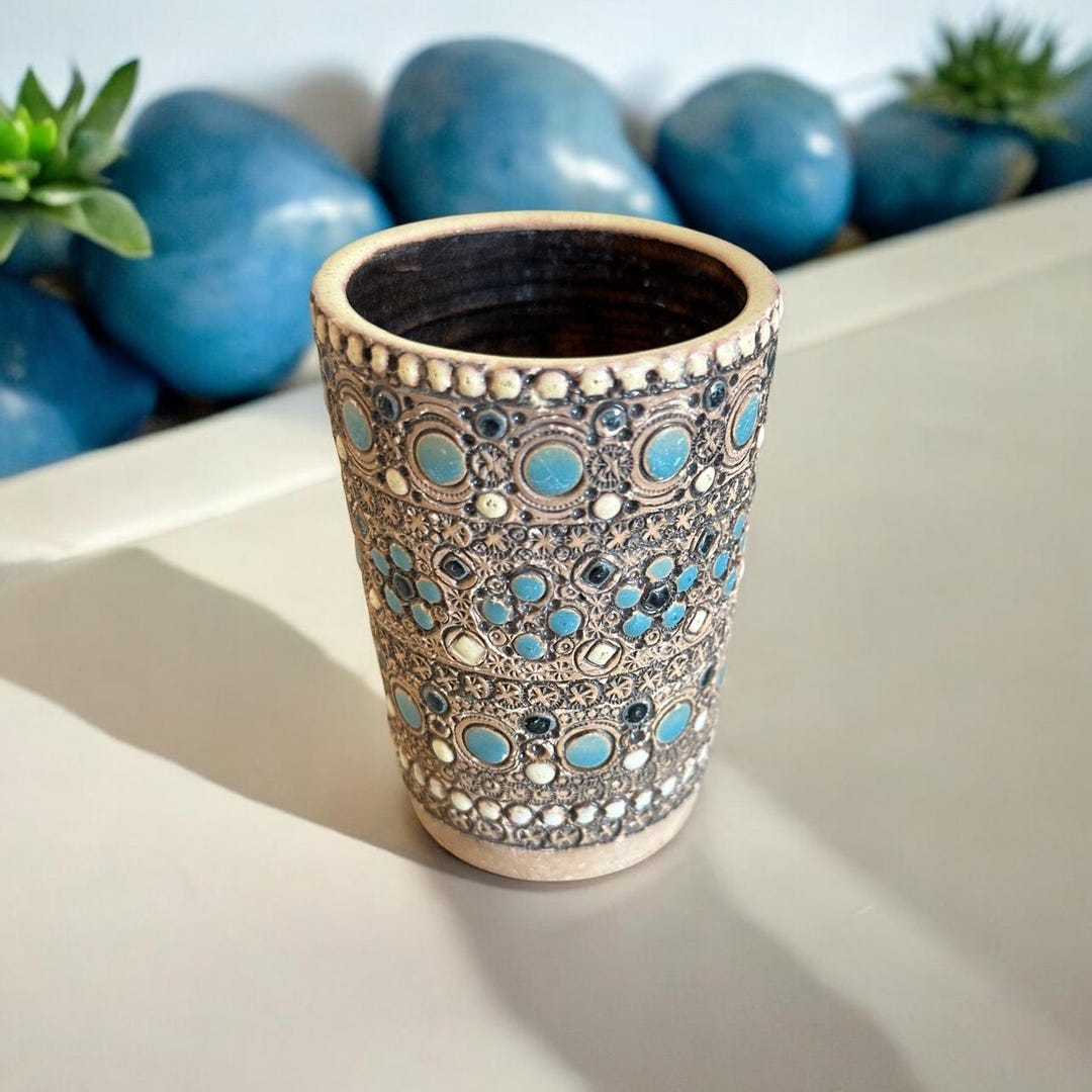 Rare Vintage French Studio Pottery Decorative Small Vase by Paul Dordet ...