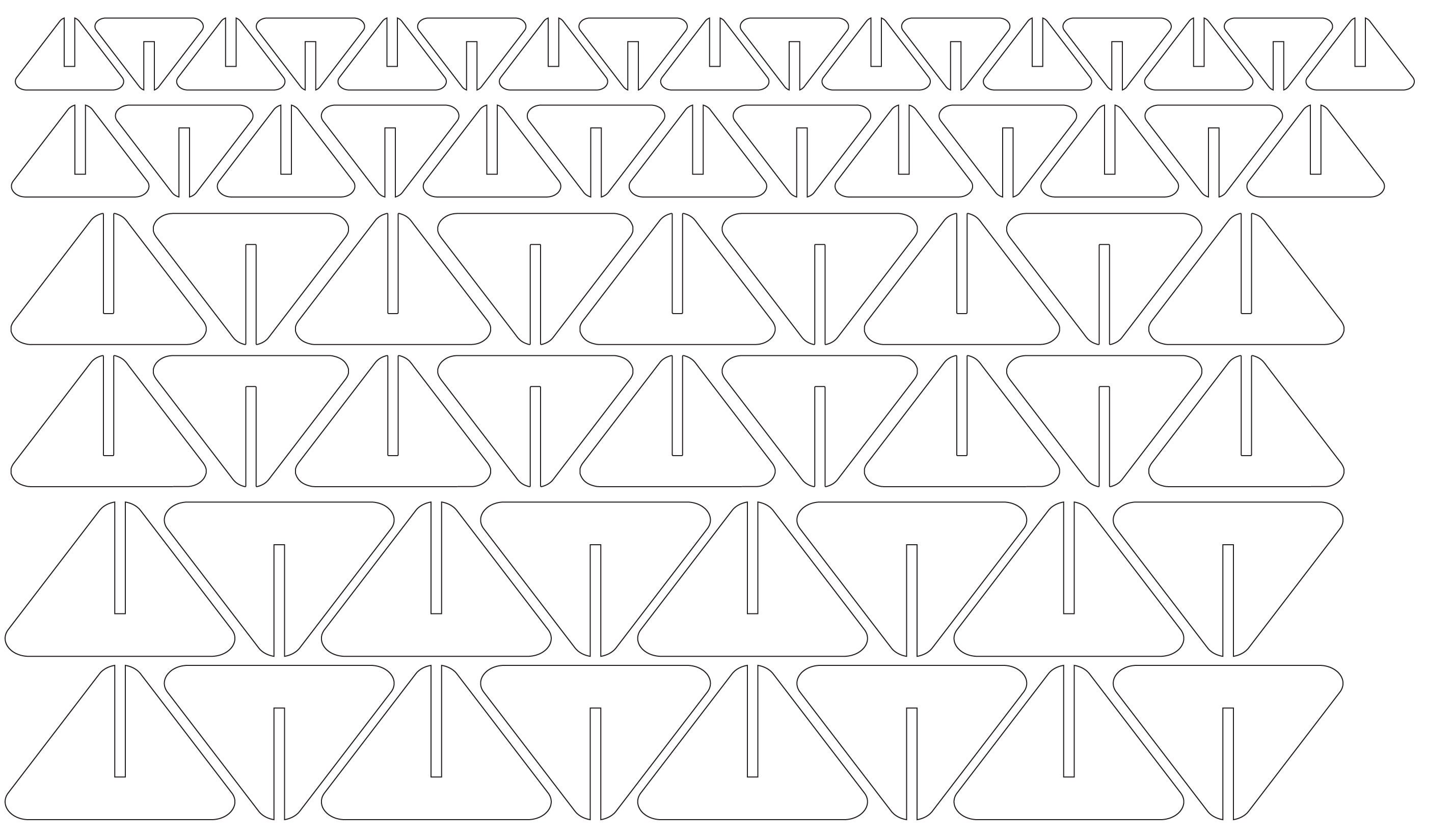 Triangle Acrylic Stands for 1/8" Thick Acrylic Laser SVG and EPS File ...