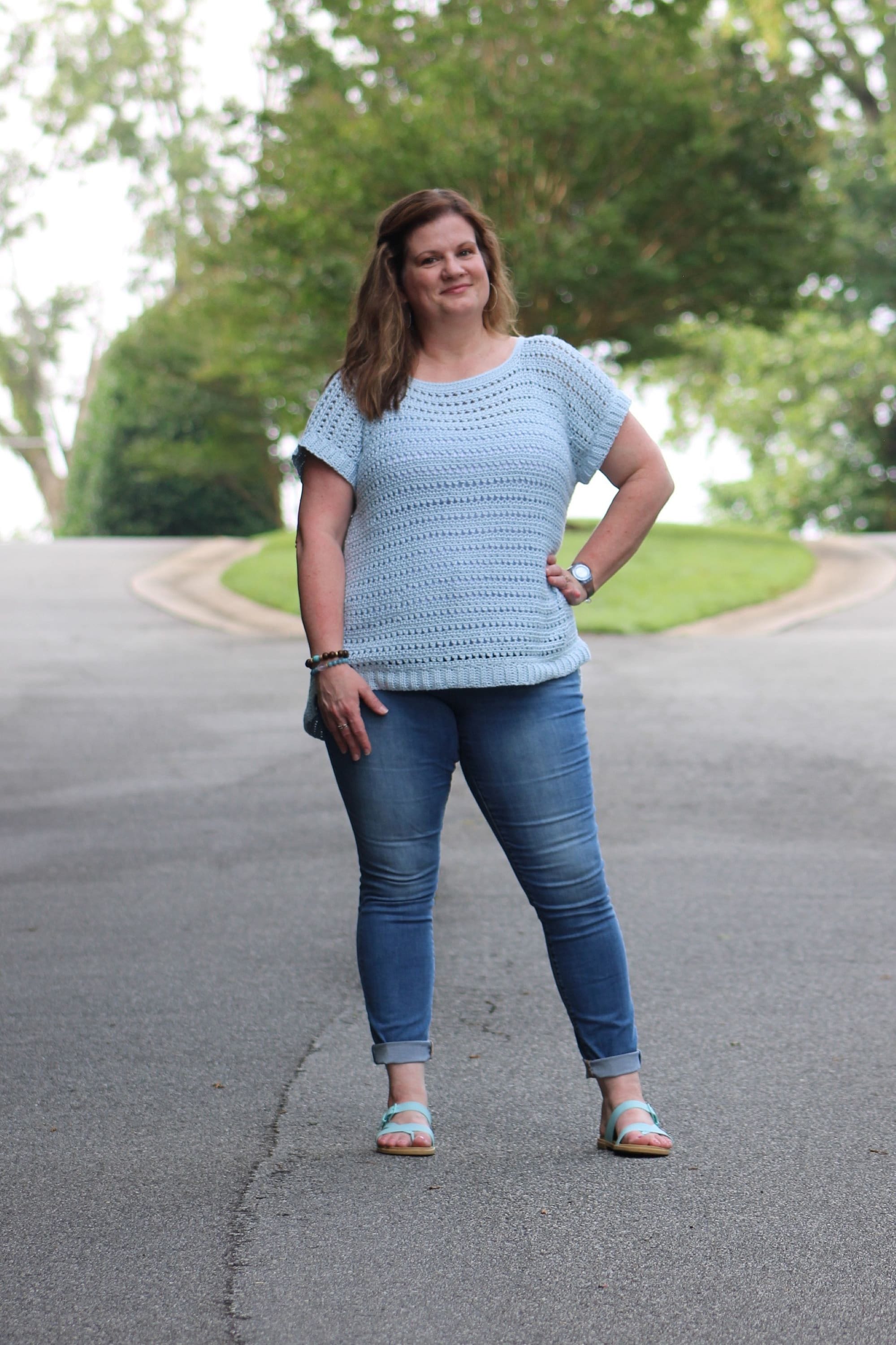 Lightweight Crochet Top Crochet Pattern PDF DIGITAL DOWNLOAD Relaxed ...