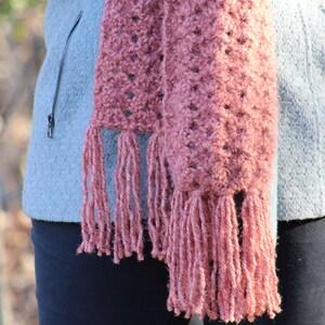 Winter Rose Scarf | Crochet Pattern | PDF Digital Download | Bulky ...