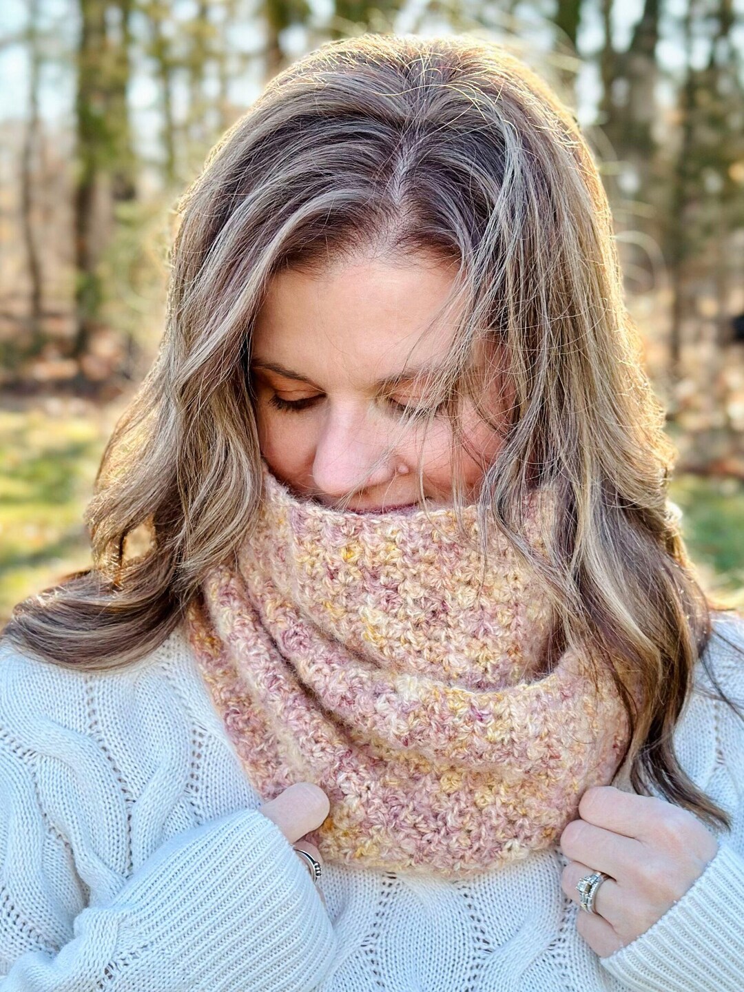 Infinity Cowl Crochet Pattern | PDF Digital Download | Easy Crochet ...