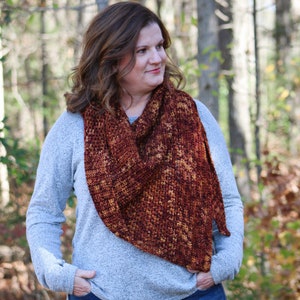 Embers Shawl | Asymmetrical Shawl Crochet Pattern | PDF DIGITAL ...