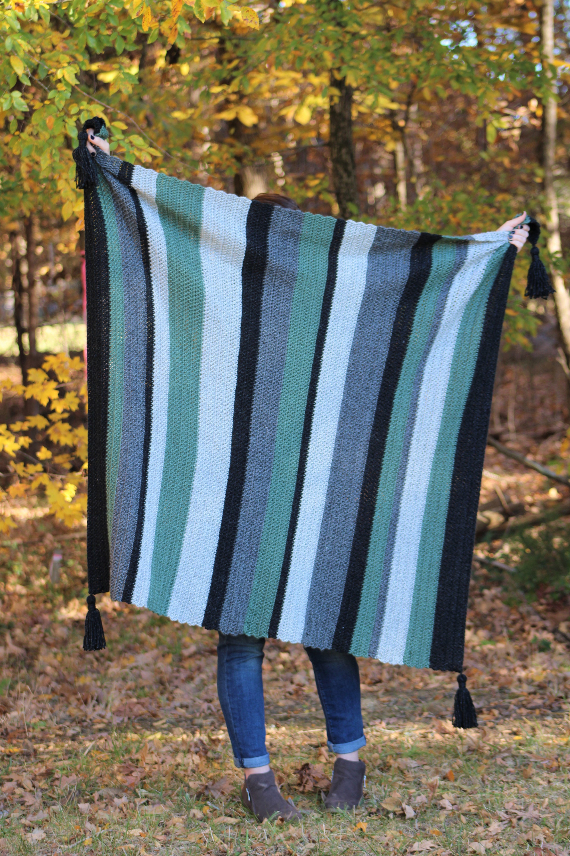 Fern Forest Throw / Crochet Pattern PDF DIGITAL DOWNLOAD / Crochet ...