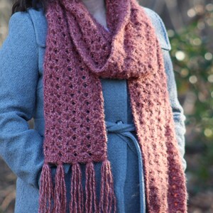 Winter Rose Scarf | Crochet Pattern | PDF Digital Download | Bulky ...