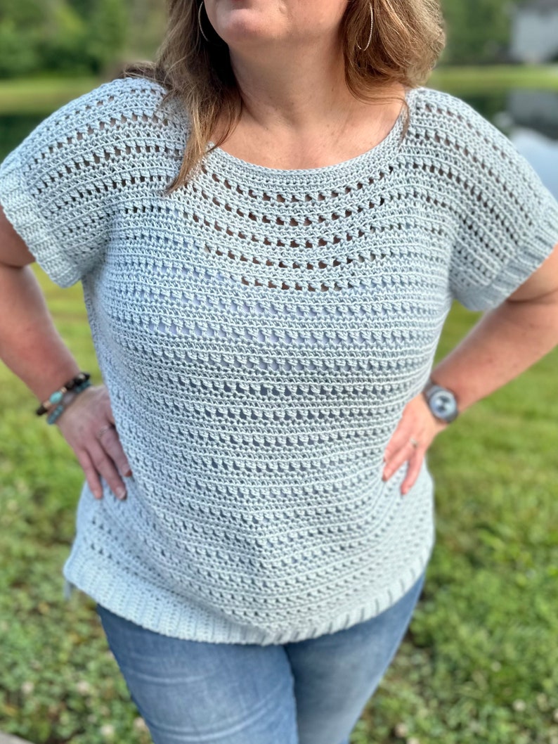 Lightweight Crochet Top | Crochet Pattern PDF DIGITAL DOWNLOAD ...